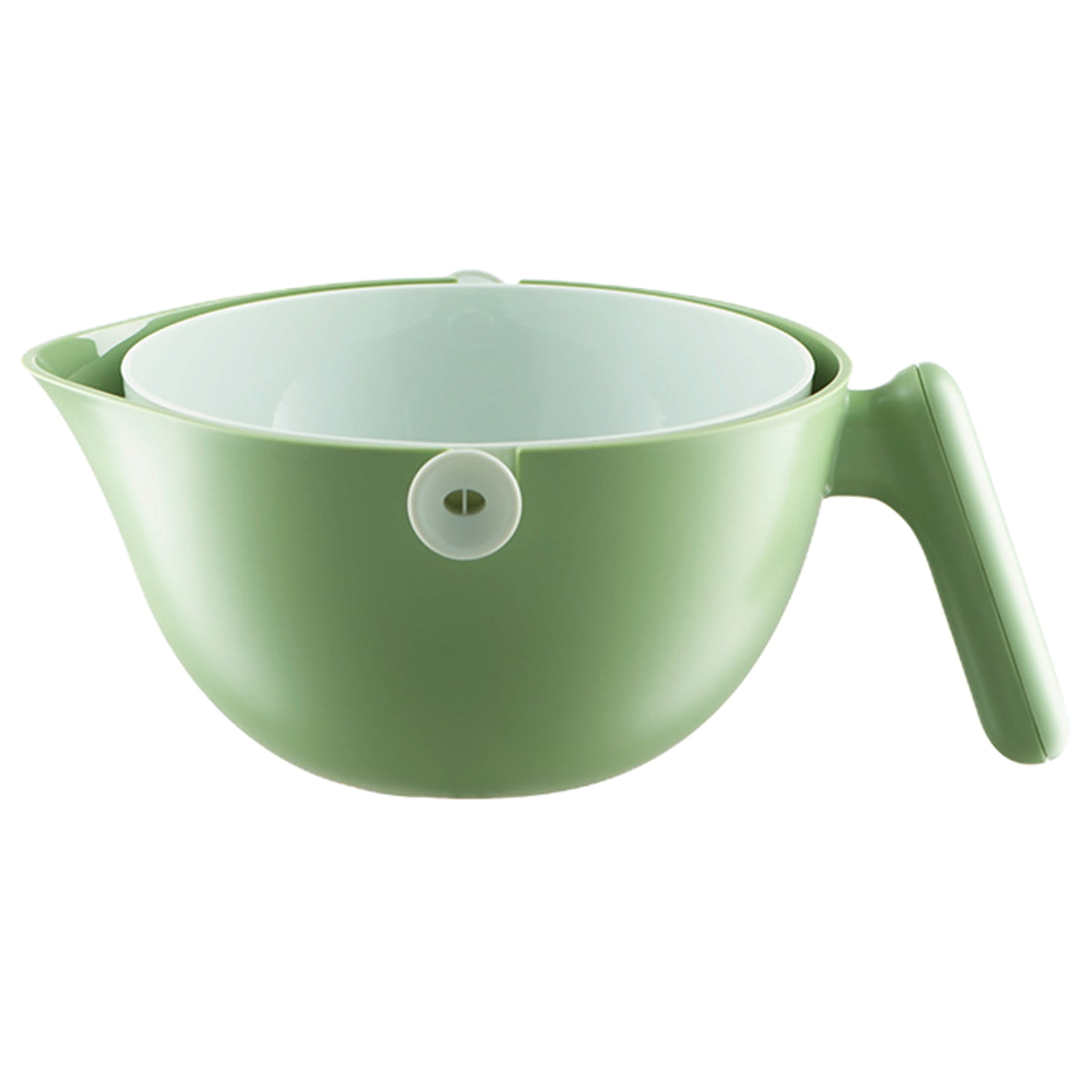 Waroomhouse Double Layer Drain Basket with Handle Detachable Food Grade ...