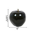 6" Black Shiny Large Centerpiece Artificial Apple - Walmart.com