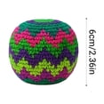 POLISE Spaces Bohemian Zigzag Pattern Hand Crocheted Footbag Single ...