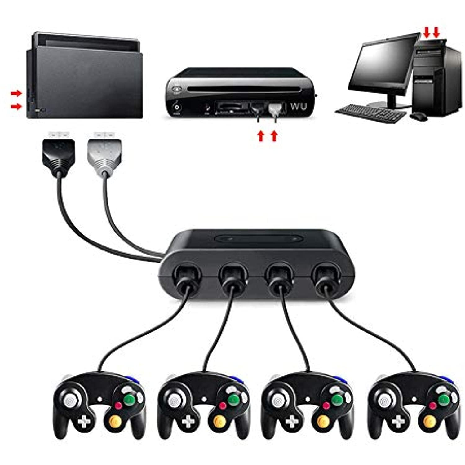 Gamecube controller adapter for pc with no input lag - videosamela Gamecube controller adapter for pc with no input lag - videosamela