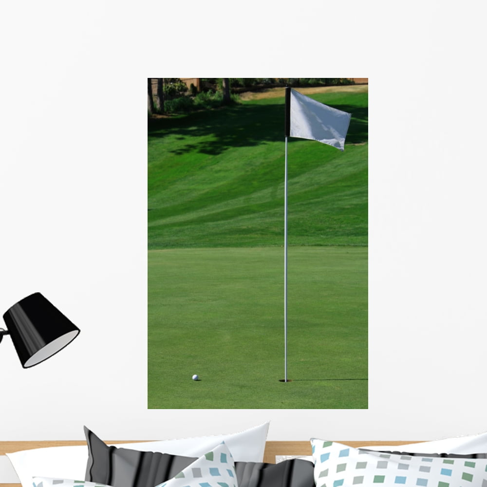 Golf Green Wall Mural by Wallmonkeys Peel and Stick Graphic (36 in H x ...
