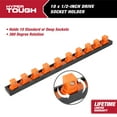 Hyper Tough 1/2-inch Drive Socket Holder for Standard and Deep Sockets ...