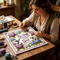 Bird Garden Embroidery Kit, Hummingbird Floral Cross Stitch Set DIY ...