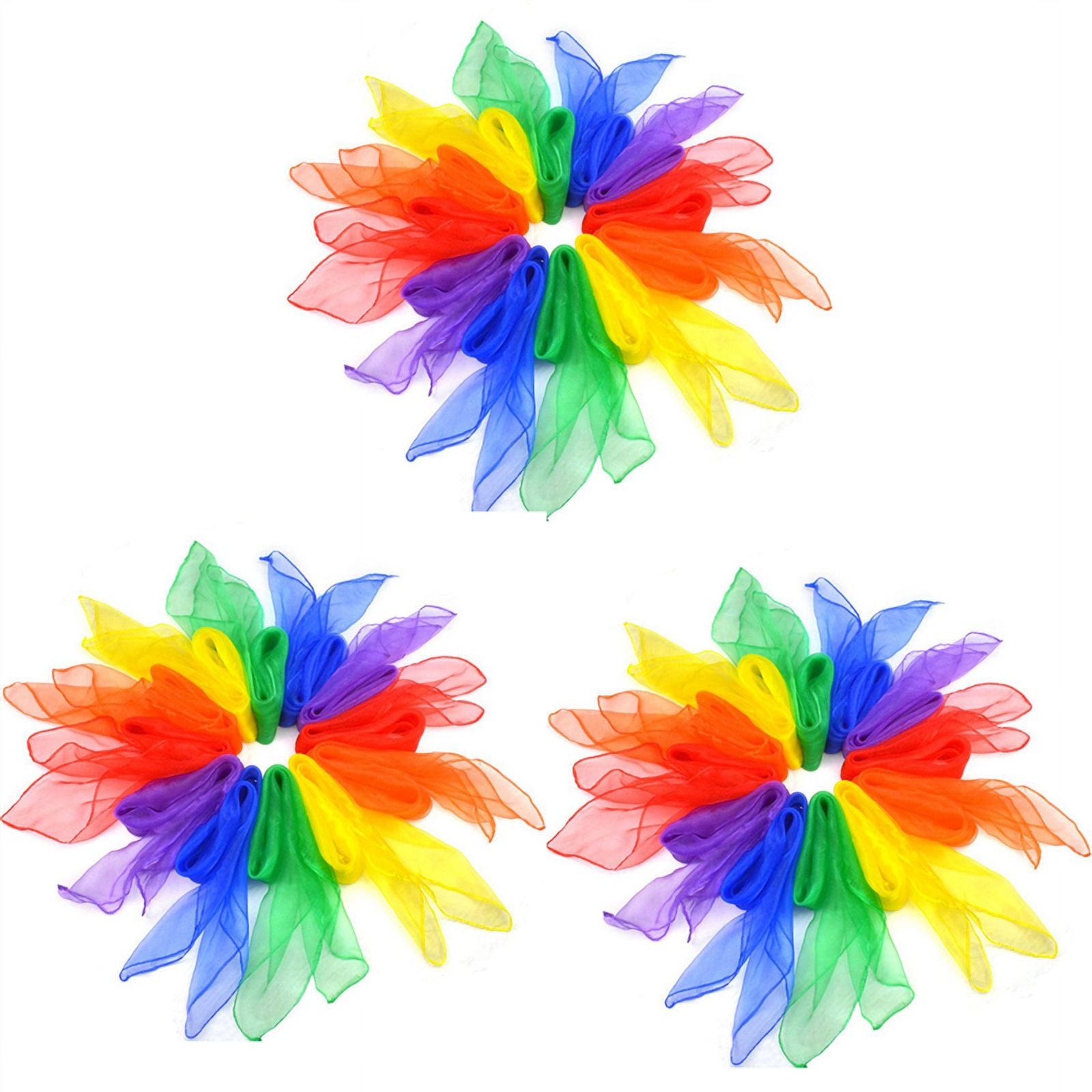 Click here for Unbranded 36pcs Square Juggling Silk Dance Scarves... prices