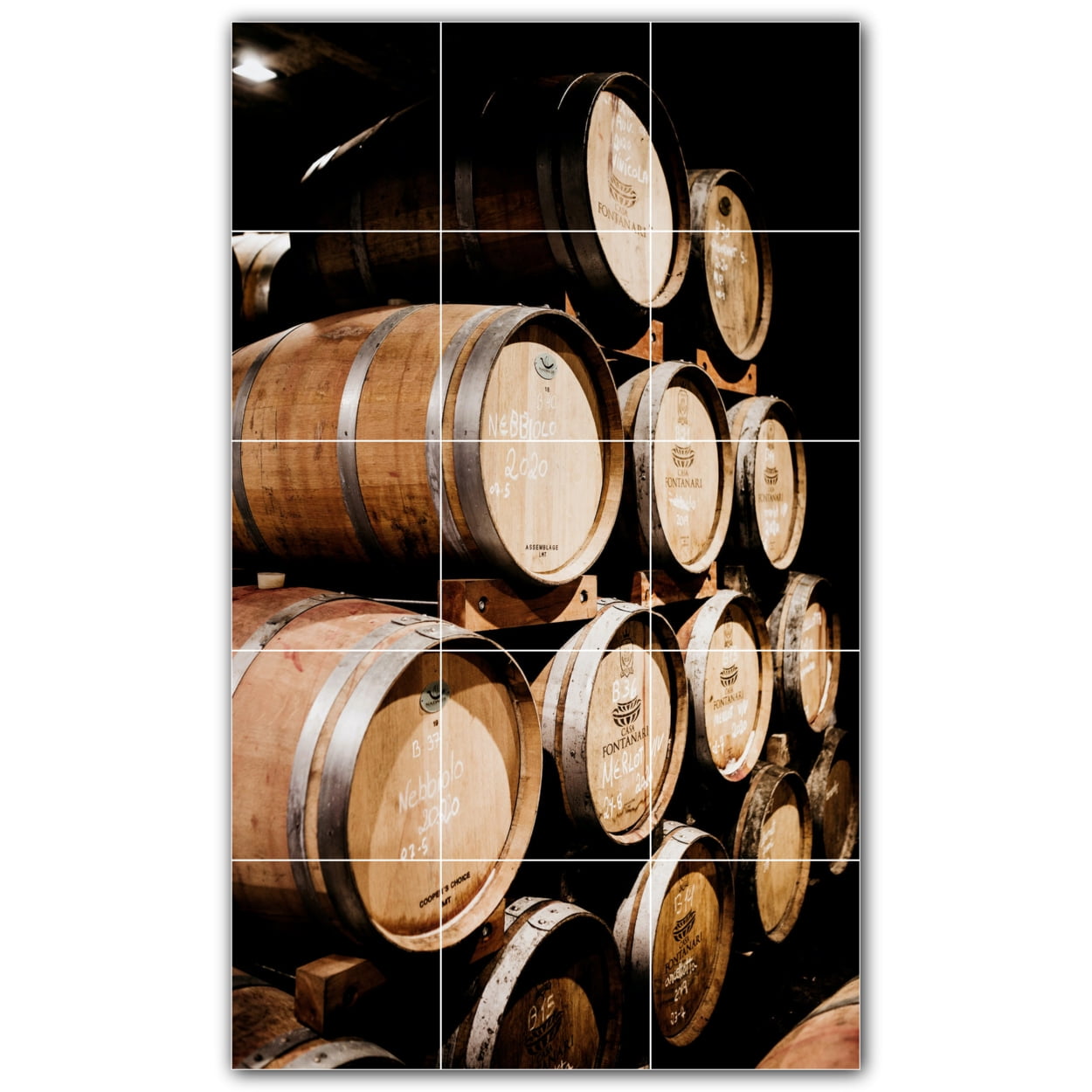 Picture-Tiles.com: Wine Ceramic Tile Wall Mural WAL501203-35M. 18"W x ...