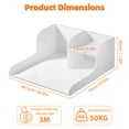 27.5" Washer Dryer Countertop with Shelf,Laundry Countertop with Anti ...