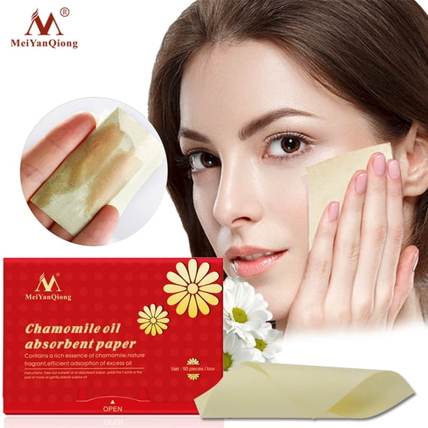 Papel absorbente de aceite de dos colores de carbón de bambú 1 caja con ...