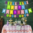 Easter Party Decorations, Funny Happy Easter Banner Bunny Garland ...