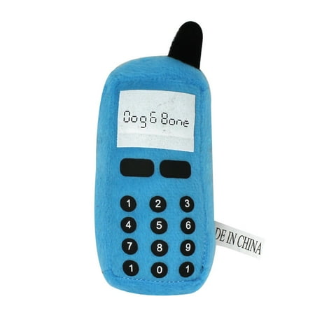 MUEISUERT Funny Cellphone Shape Pet Dog Chew Squeaky Plush Sound ...
