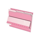 Esselte Pendaflex Pink Interior File Folders, 1/3 Cut Top Tab, Letter ...