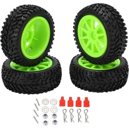 4pcs RC Wheels,Remote Control Car Rubber Tires Set 75mm Bigfoot Tire ...