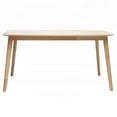 GDF Studio Anne Mid Century Modern Wood Dining Table, Oak - Walmart.com