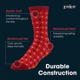 Men's Pattern Dress Funky Fun Colorful Socks 12 Assorted Patterns Size ...