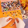 400pcs 4 styles Opaque White Acrylic Beads Craft Style Mixed Color 9.5 ...