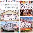 4th of July Garage Door Cover, Blue Red Star Patriotic Geometric Garage ...