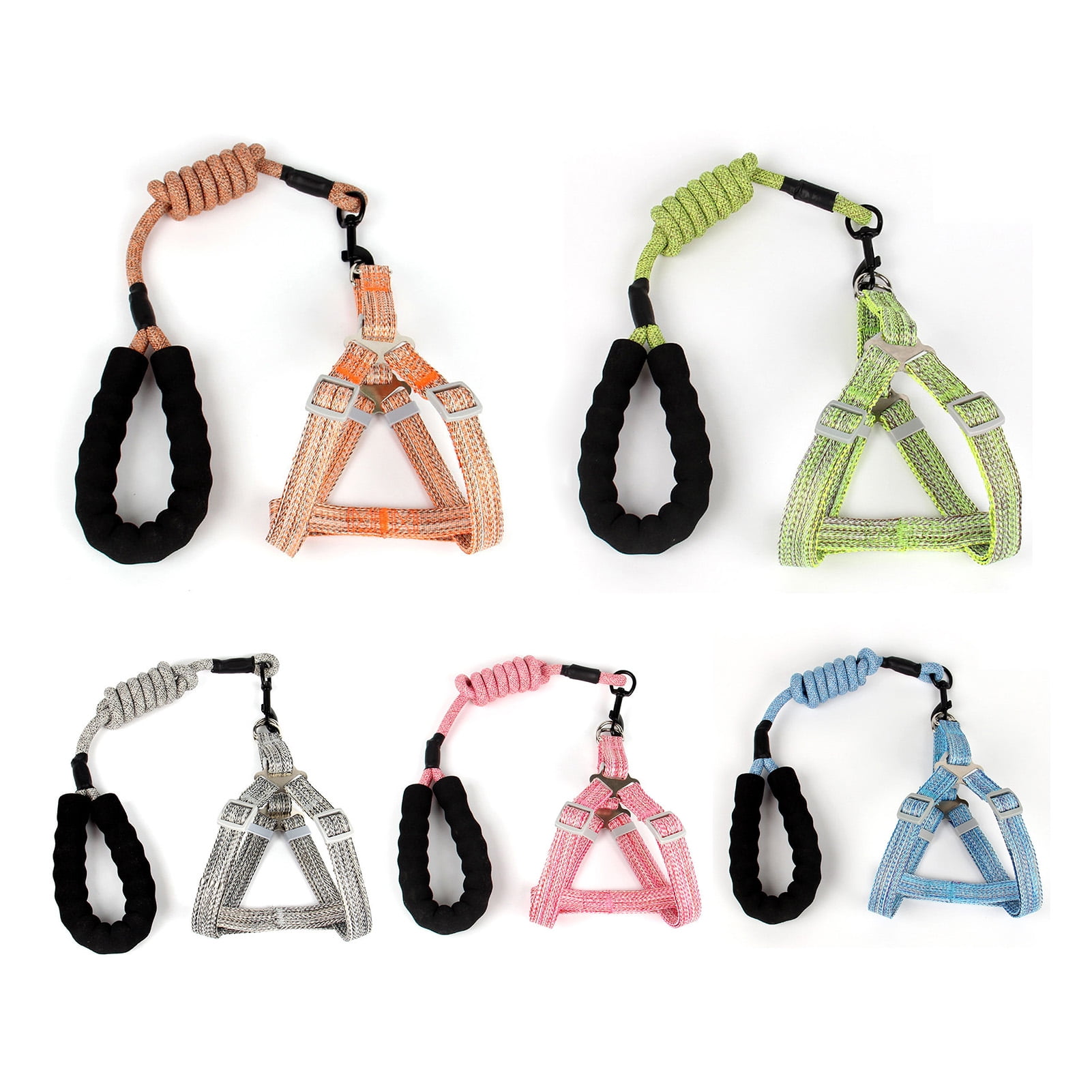 SPRING PARK No Pull Dog Chest Strap and Traction Rope - Adjustable ...
