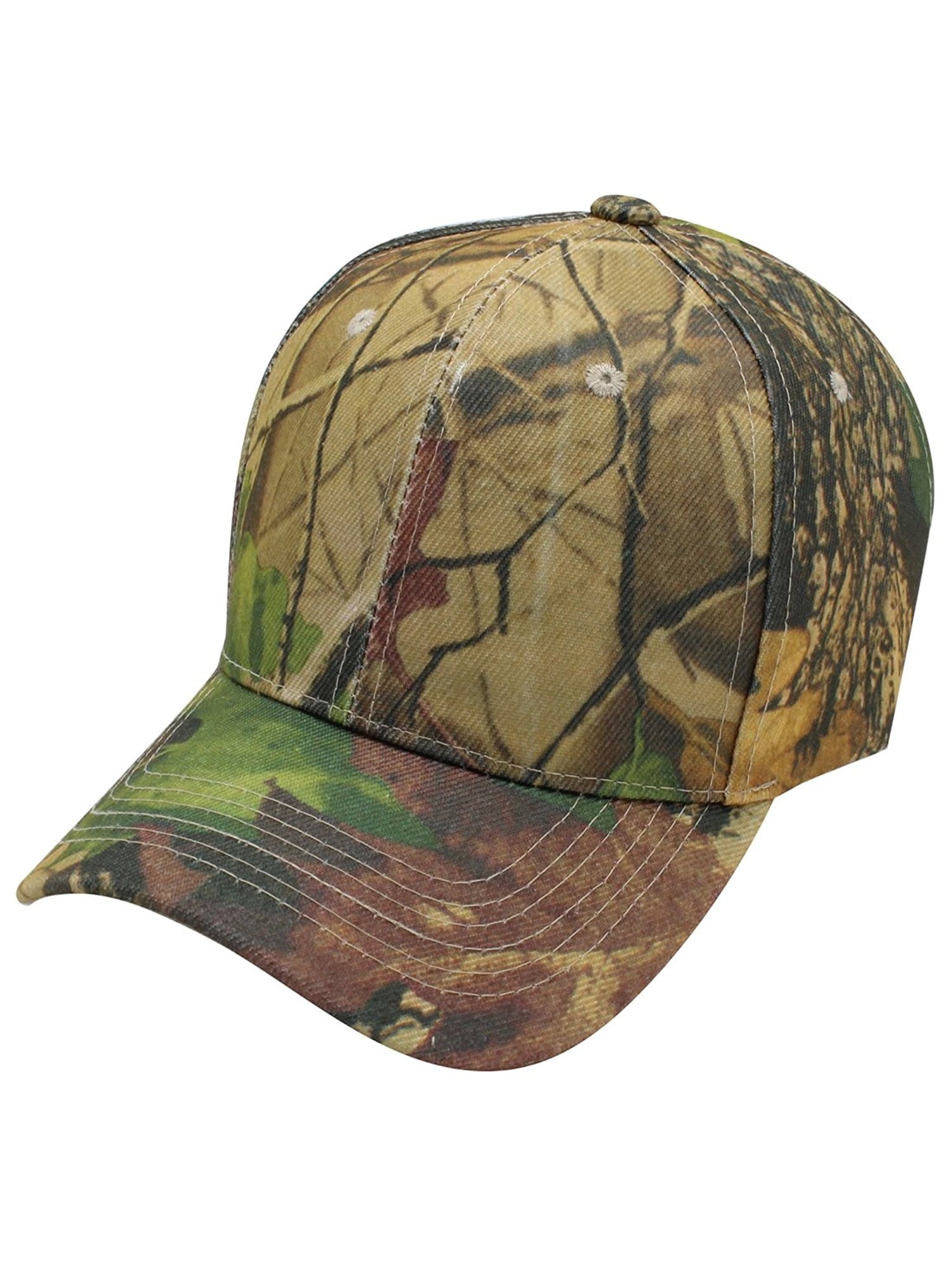 D&I Basic Baseball Cap Adjustable Closure Curved Visor Hat-Hunter Camo ...
