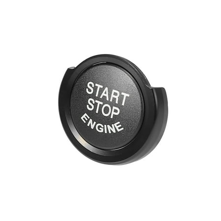 Black Car Engine Start Stop Button Cap Cover with Ring Kit for BMW 1 2 ...
