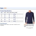 Canvas Men's 4.2 oz. Filmore Long-Sleeve T-Shirt 3501 Small True Royal ...