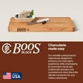 John Boos Chop-N-Slice Series Rectangular Wooden Maple Cutting Board 16 ...