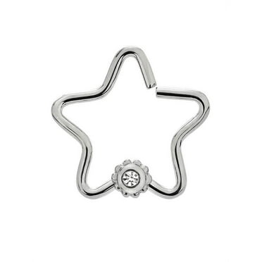 BODY JEWELRY Bioflex 5-Piece Glow in the Dark Labret Set - Walmart.com