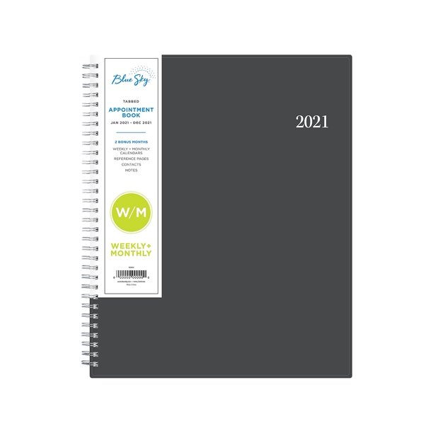 Blue Sky 2021 Appointment Weekly & Monthly Planner, 8.5" x 11 ...