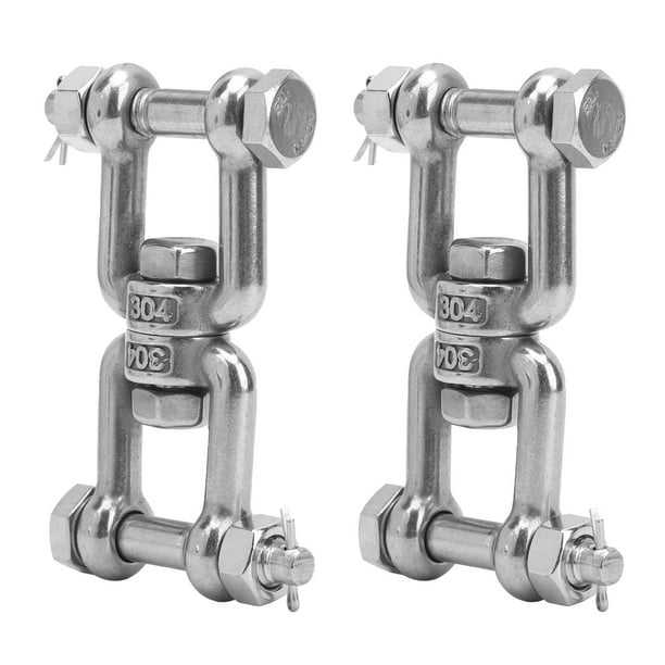 Swivel Double Shackle, Glossy Comprehensive Mechanical Properties Solid ...