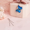1 Box 40Pcs Acrylic Keychain Blanks Ornaments Blank Butterfly Key ...