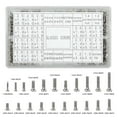EEEkit Eyeglass Repair Kit, 21 Types Eyeglass Screws, 4 Types Nose Pads ...