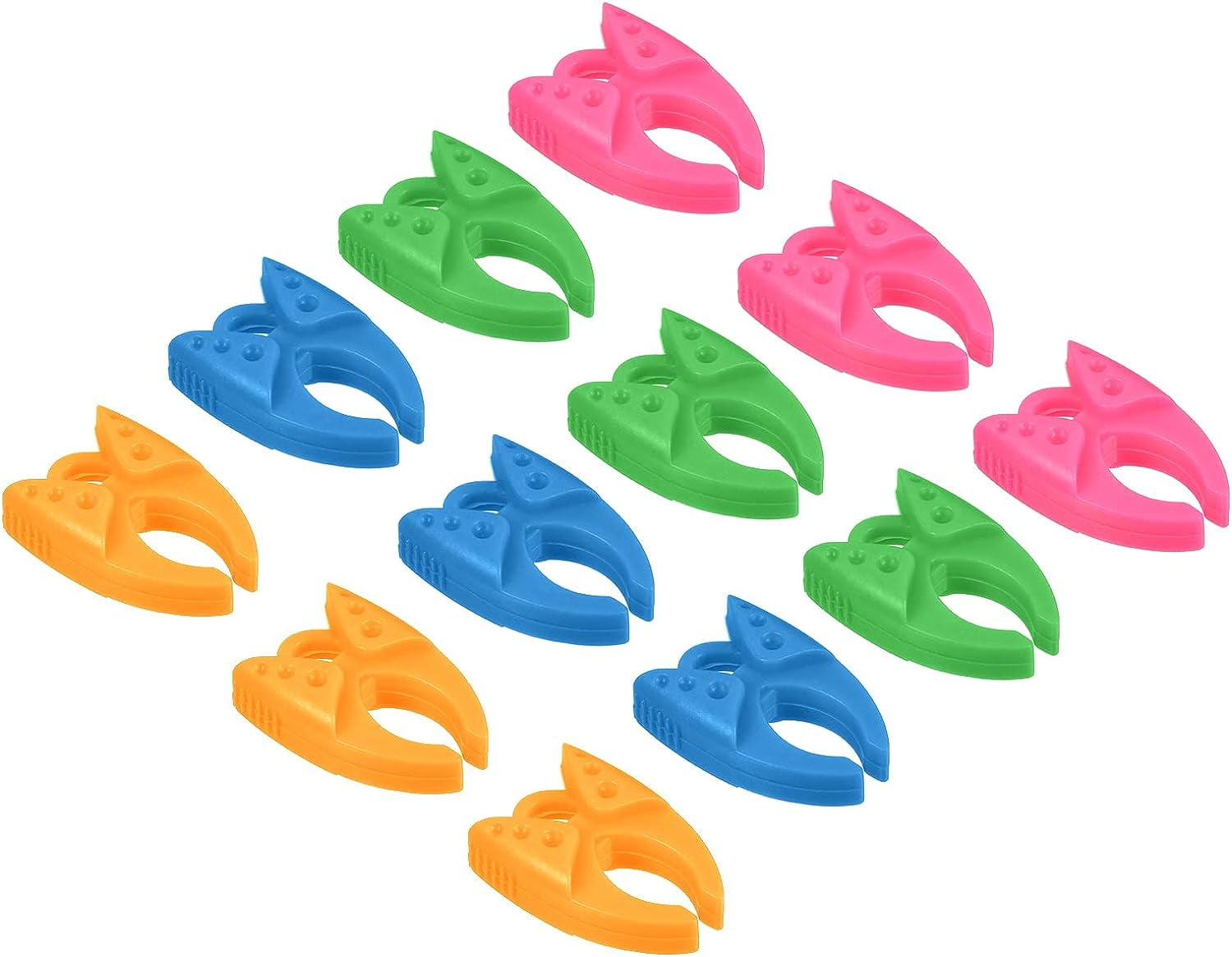 Bobbin Clamps, 12 Pack Silicone Thread Control Clips Holder Organizers ...