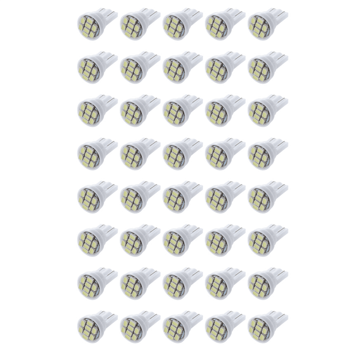 Click here for Unbranded 40x T10 W5w 8 Smd Led White - Light Bulb... prices
