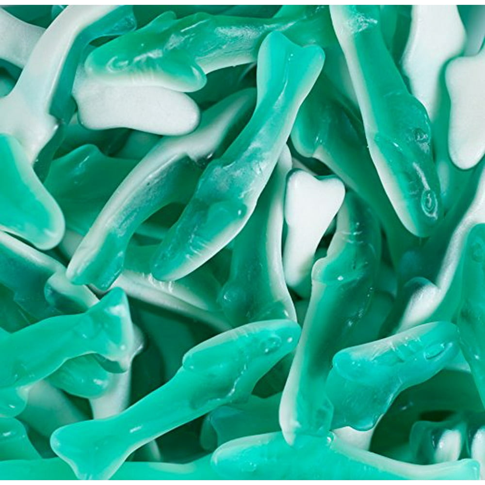 BAYSIDE CANDY GUMMY BLUE SHARKS, 1LB - Walmart.com - Walmart.com