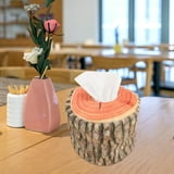 Artificial Stump Drum Tissue Box, Log Roll Paper Box, Home Car Tissue ...