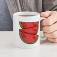 CafePress - Watermelon Mug - 11 oz Ceramic Mug - Novelty Coffee Tea Cup ...