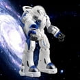 Spaceman RC Robot With Shoots Soft Rubber Missiles, Flashing Lights and ...