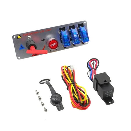 Langgg Switch Panel Ignition Button Multifunctional Automotive ...