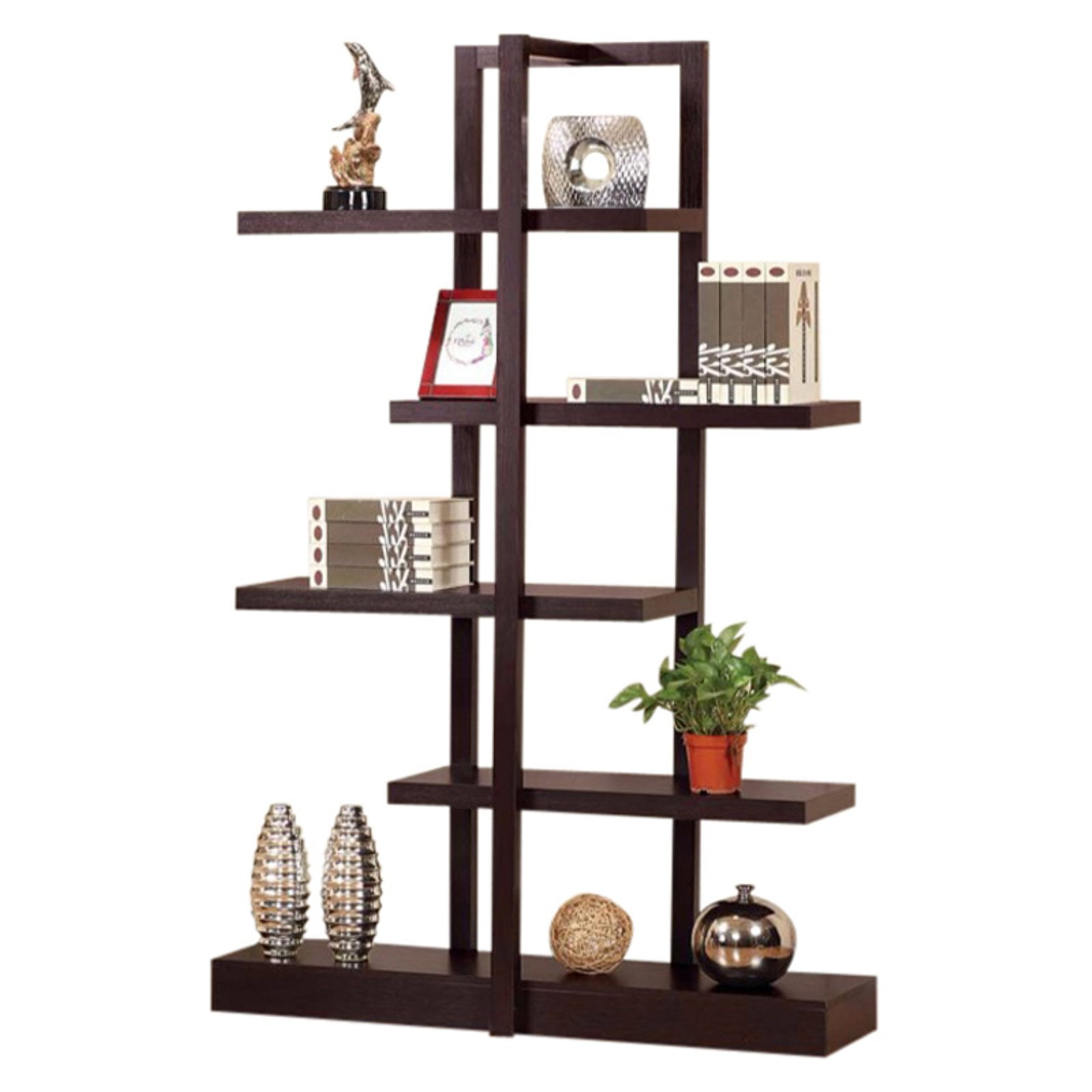 Beautiful Display Cabinet With 5 Open Shelves. - Walmart.com