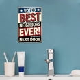 Best Neighbors Ever Voted tin sign Vintage Neighborhood Appreciation ...