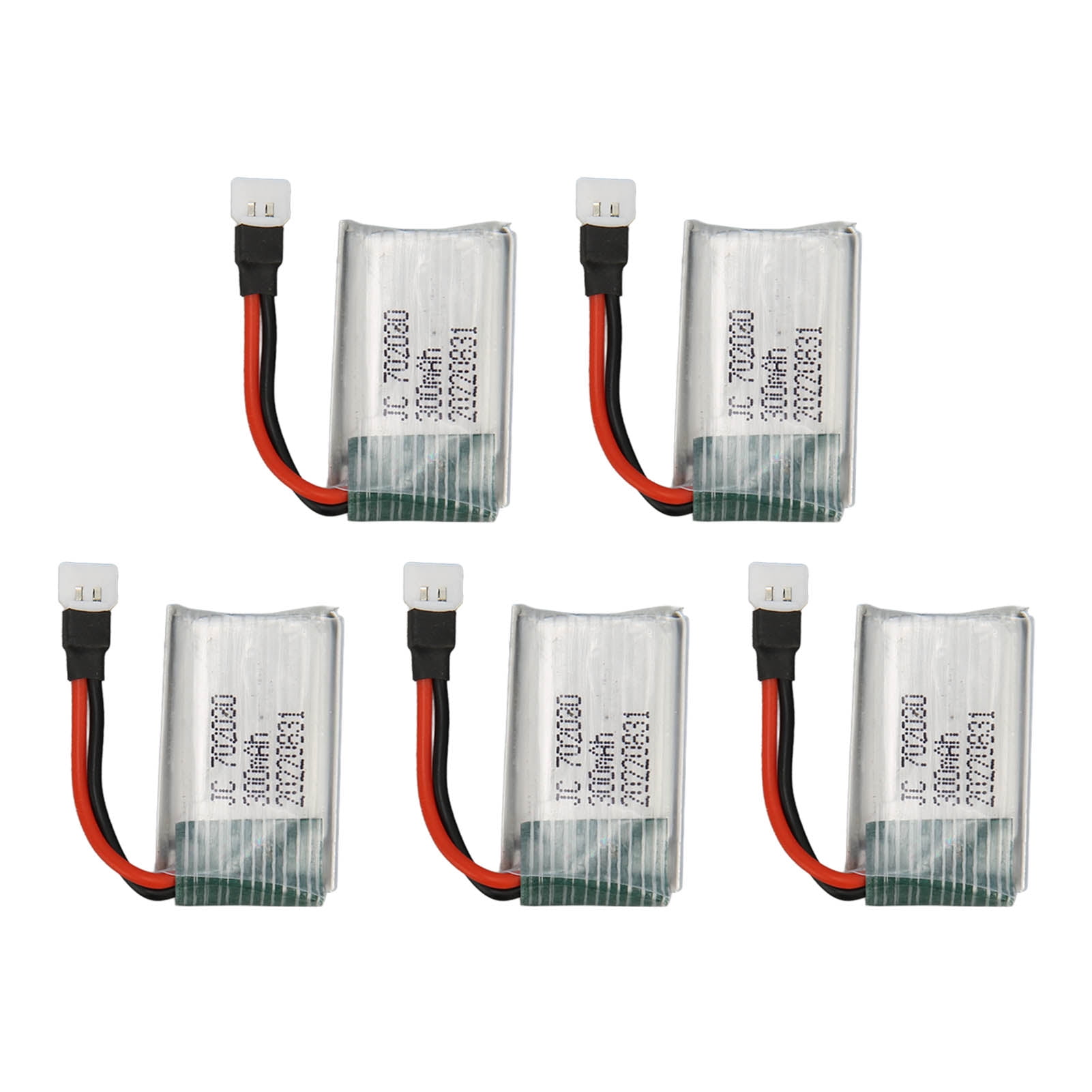Batería De Dron RC, Batería De Litio Portátil 300mAh RC UAV 5 Piezas ...