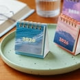 2026 Landscape Mini Desk Calendar Made of Paper for Desktop, Bedside ...
