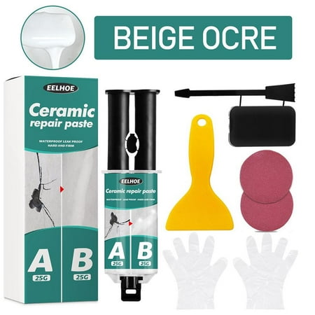 Ceramic Tile Repair Kit AB Glue Porcelain Repair Kit for Ceramic Crack ...