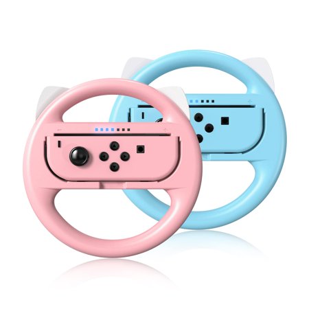 Switch Steering Wheel for Nintendo Switch Joycon Controller, 2 Pack ...