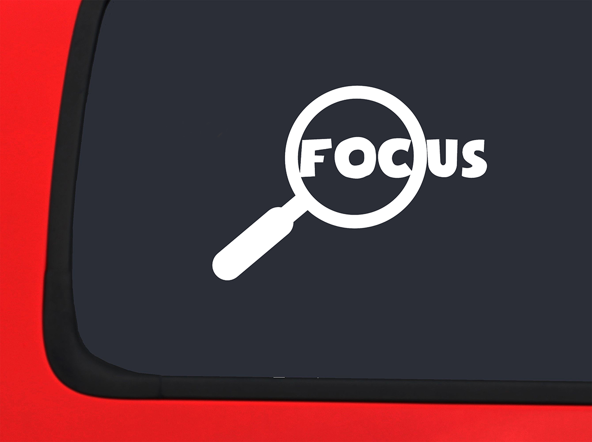 Car Sticker Focus Magnifying Glass Teacher Learning Classroom School ...
