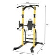 Wesfital Power Tower Squat Rack, Adjustable Pull-Up Bars, Dip Stands ...