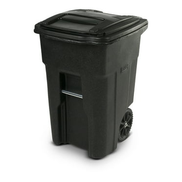 64 Gal. Black Bear Tight Trash Can with Wheels and Lid Lock - Walmart.com