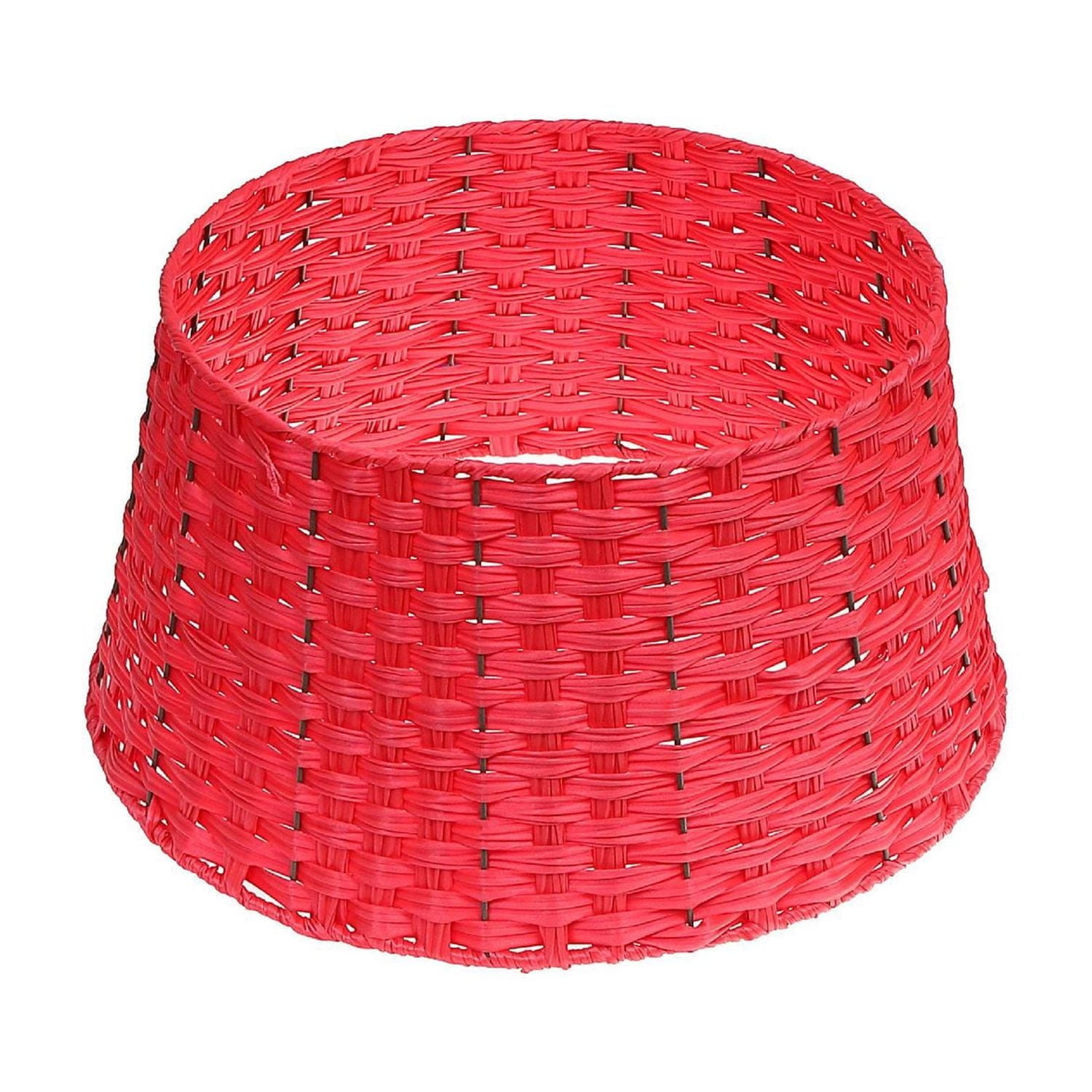 Christmas Basketweave Tree Collar Red - Walmart.ca