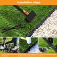 Sherry The Tall Wall No-Dig Landscape Edging Kit includes 32 ft of Lawn ...
