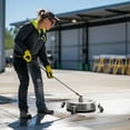 15" Pressure Washer Surface Cleaner with Wheels - Stainless Steel ...