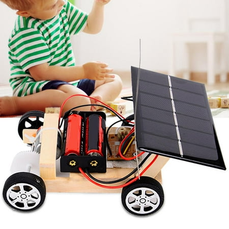Cergrey Kids Educational RC Toys DIY Assembled Solar Remote Control Car ...