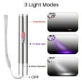 LALLCE 3 in 1 Rechargeable Cat Laser Pointer Toy, USB Powered, Red ...